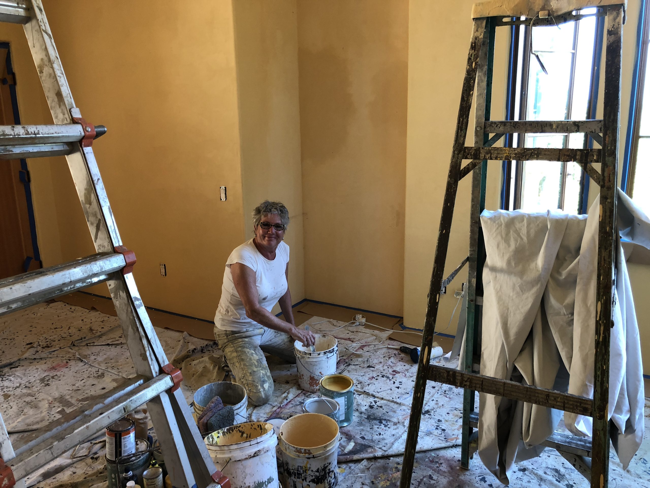 Peta Tinting Lime Paint for a Smoke and Fire Damaged Orinda Home - Peta ...