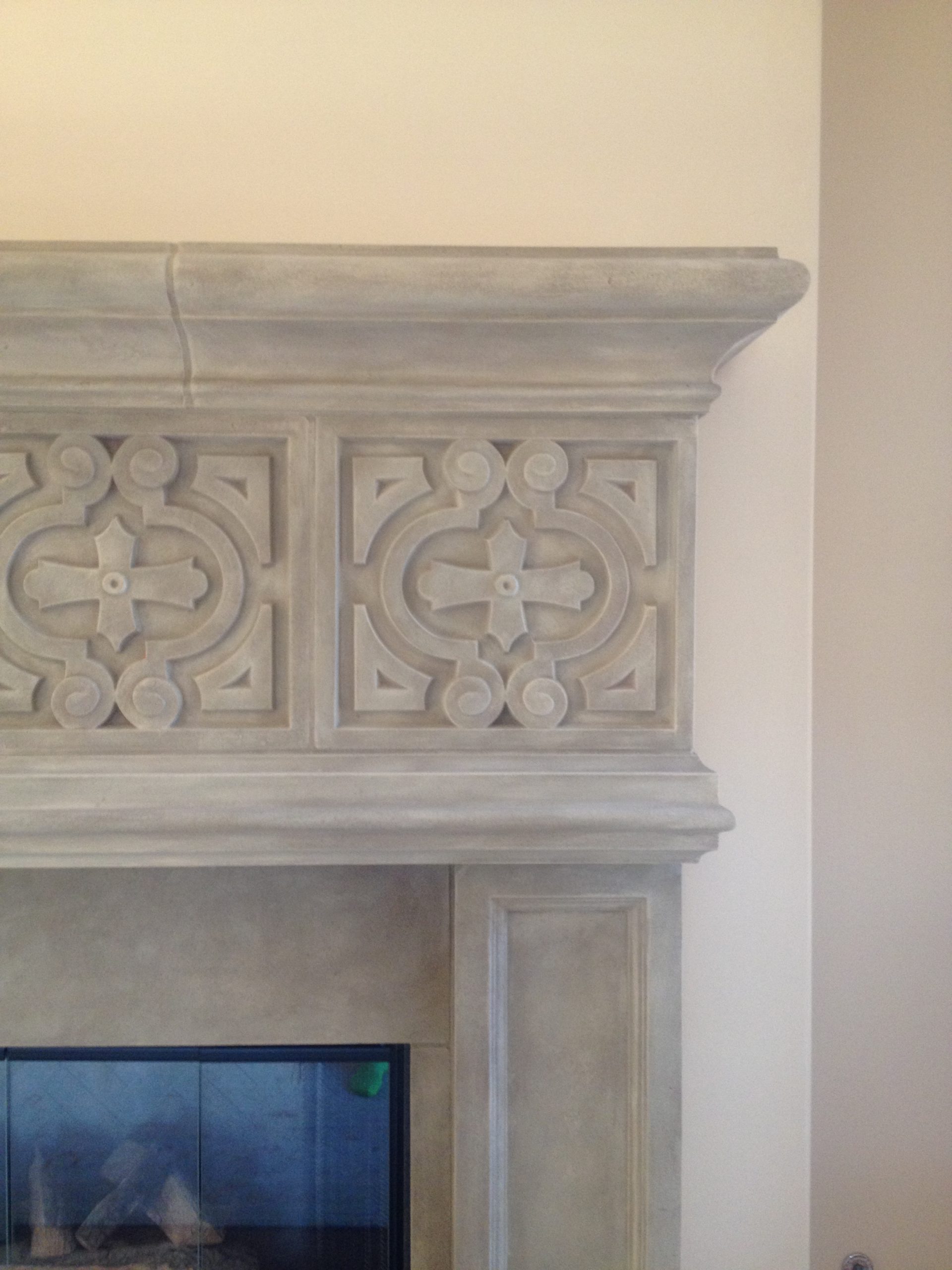 Stone Surround - Custom Tinted Rock Paint - Peta Sanderson Faux Finishes